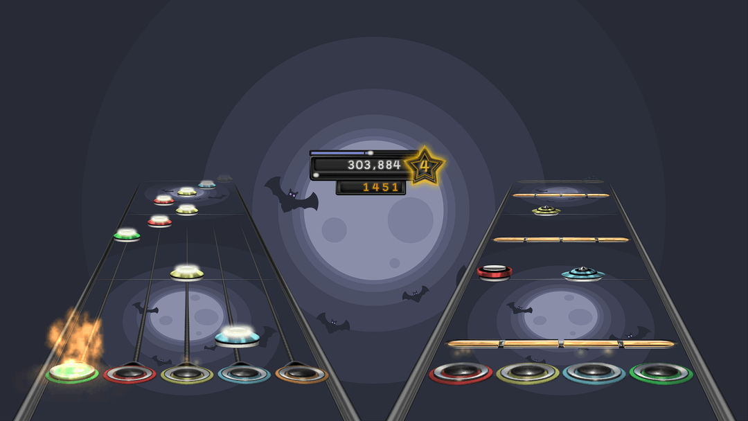 Clone Hero - Dracula Theme