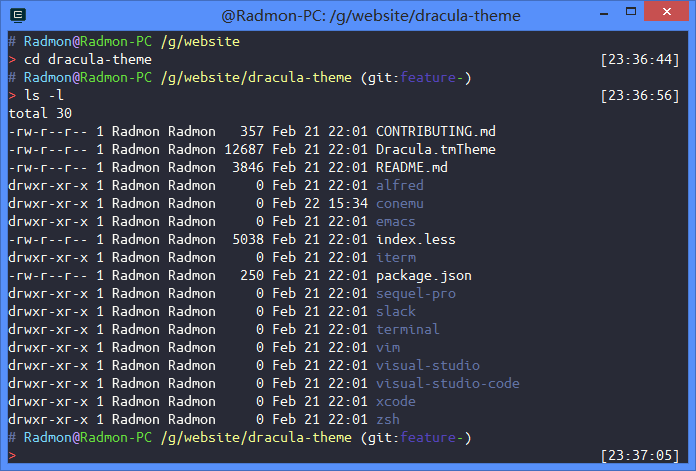 ConEmu - Dracula Theme