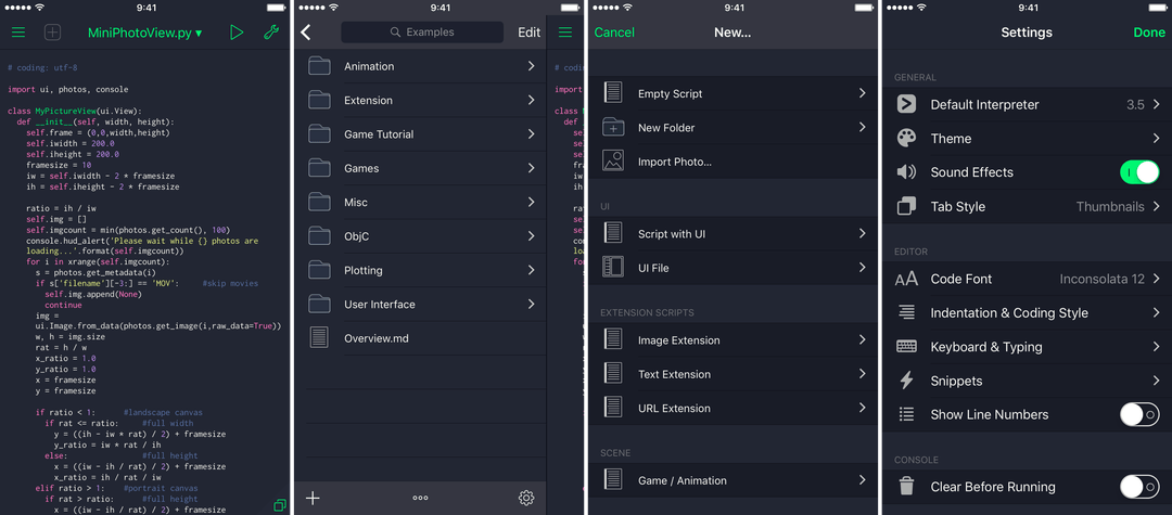Pythonista • Dracula Theme