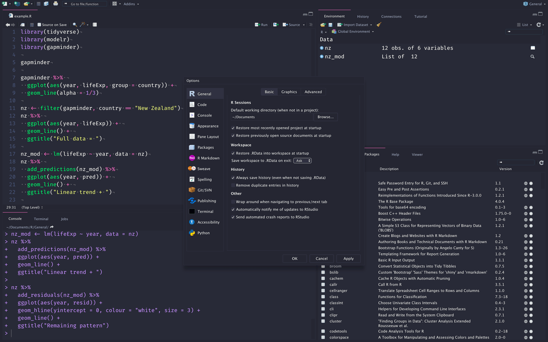 RStudio - Dracula Theme