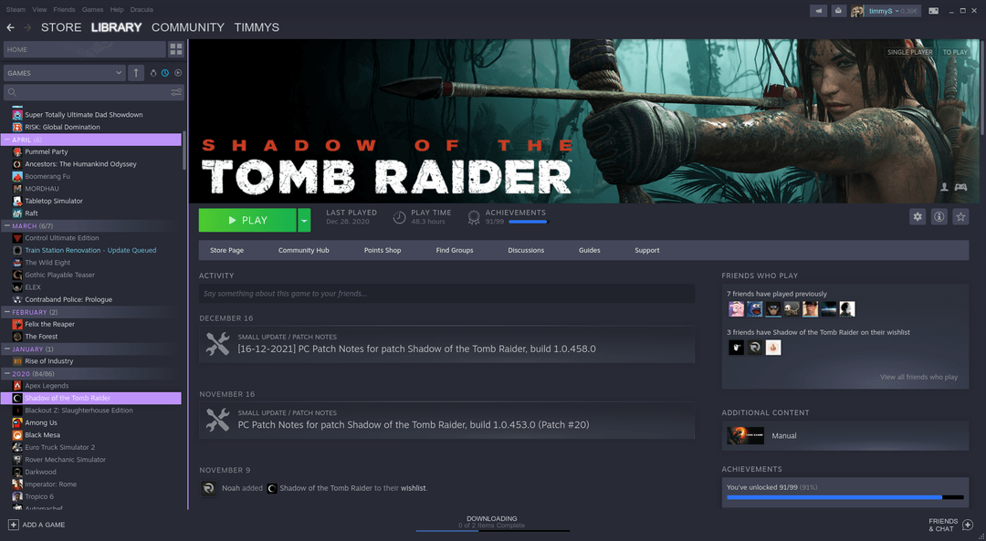 Steam - Dracula Theme