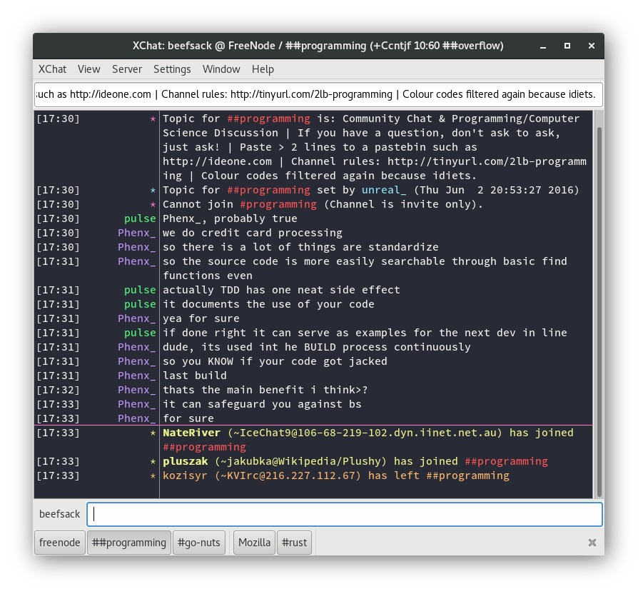 XChat - Dracula Theme