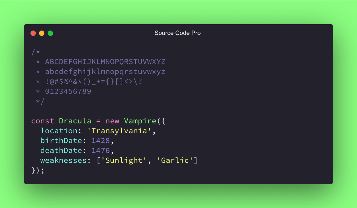 14 Best Free Fonts for Programming • Dracula Theme