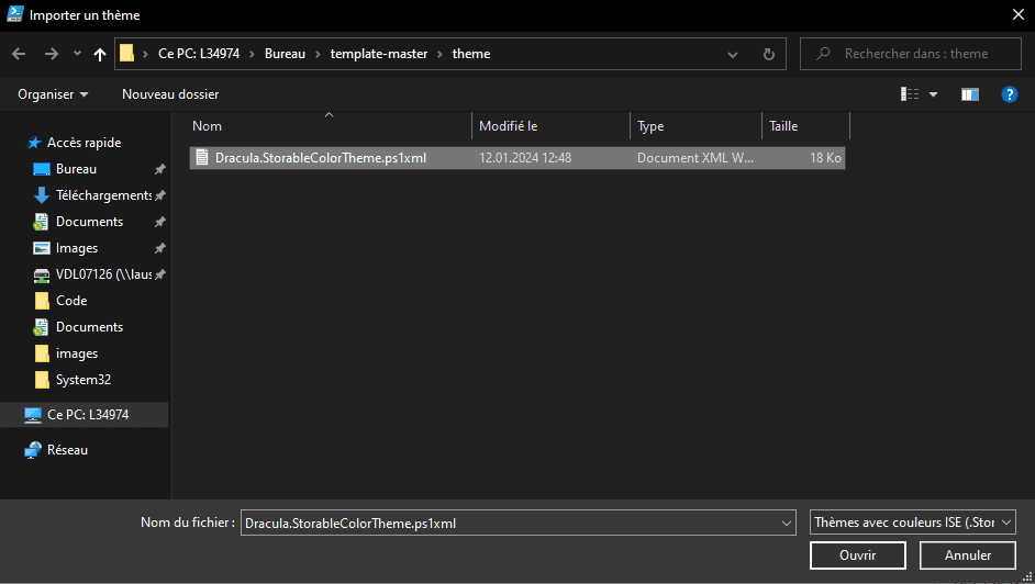 PowerShell ISE • Dracula Theme